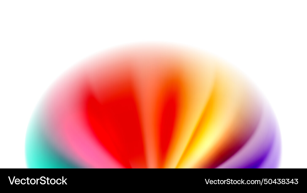 Color mixing liquid rainbow shape background Vector Image