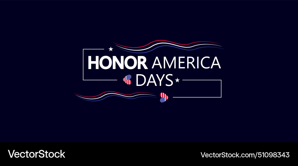Inspirational artwork honoring america in design Vector Image
