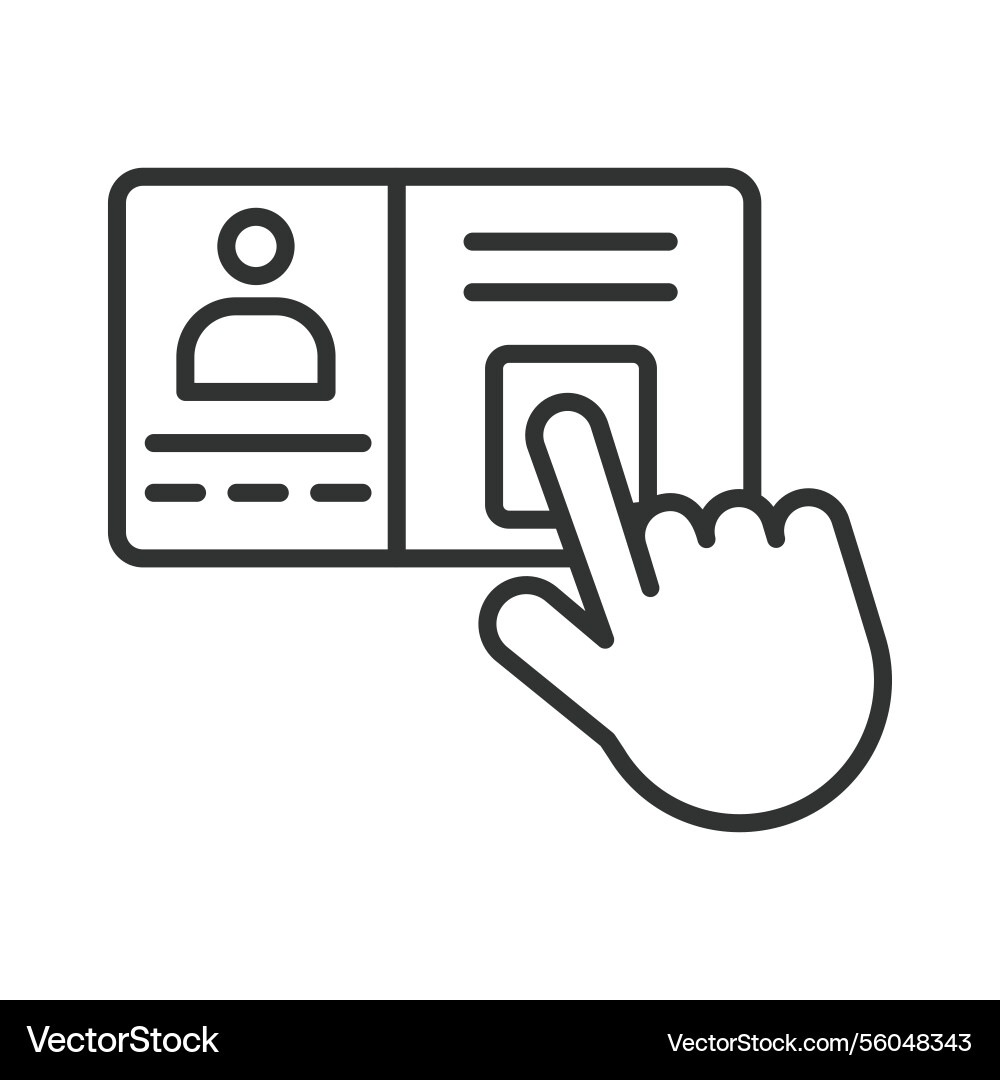 Intercom system icon in line design communication Vector Image