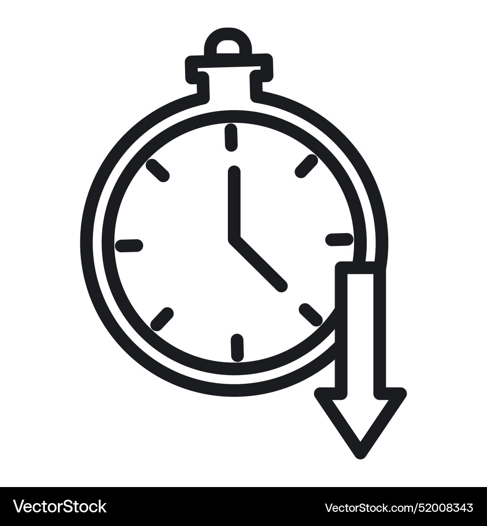 System downtime icon perfect for maintenance Vector Image