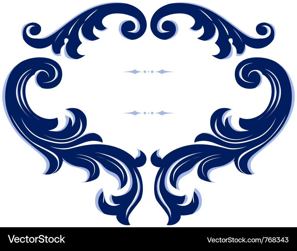 Vintage emblem border frame background Royalty Free Vector
