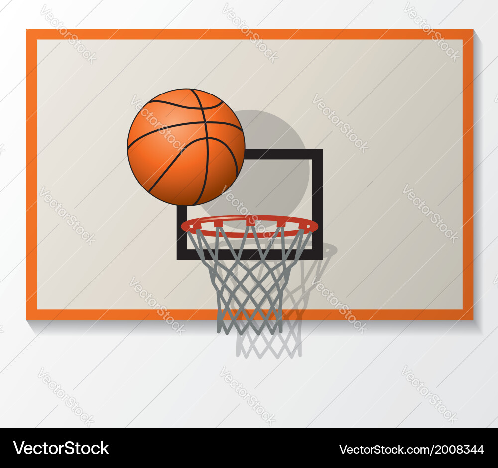 Basketball game Royalty Free Vector Image - VectorStock