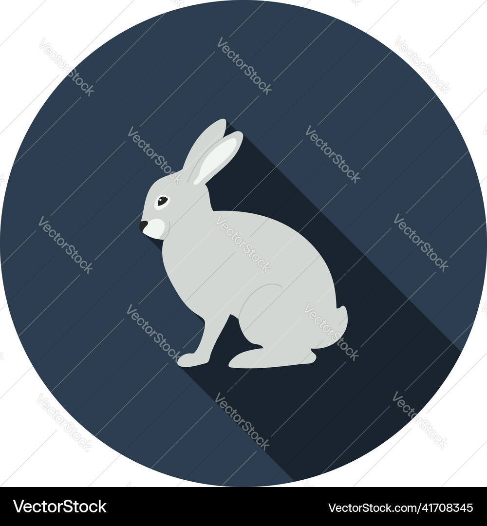 Easter rabbit icon Royalty Free Vector Image - VectorStock