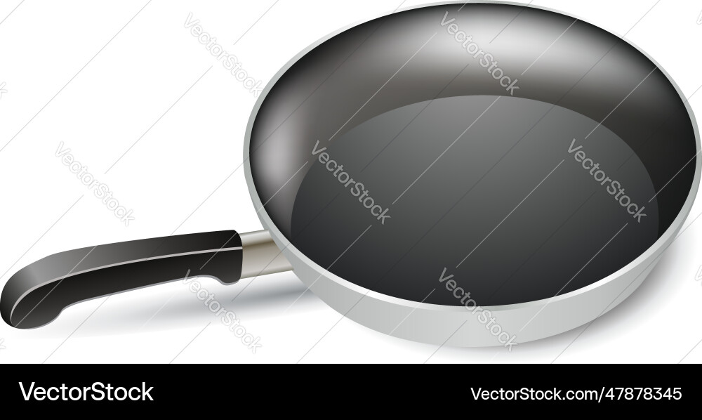 Empty pan Royalty Free Vector Image - VectorStock