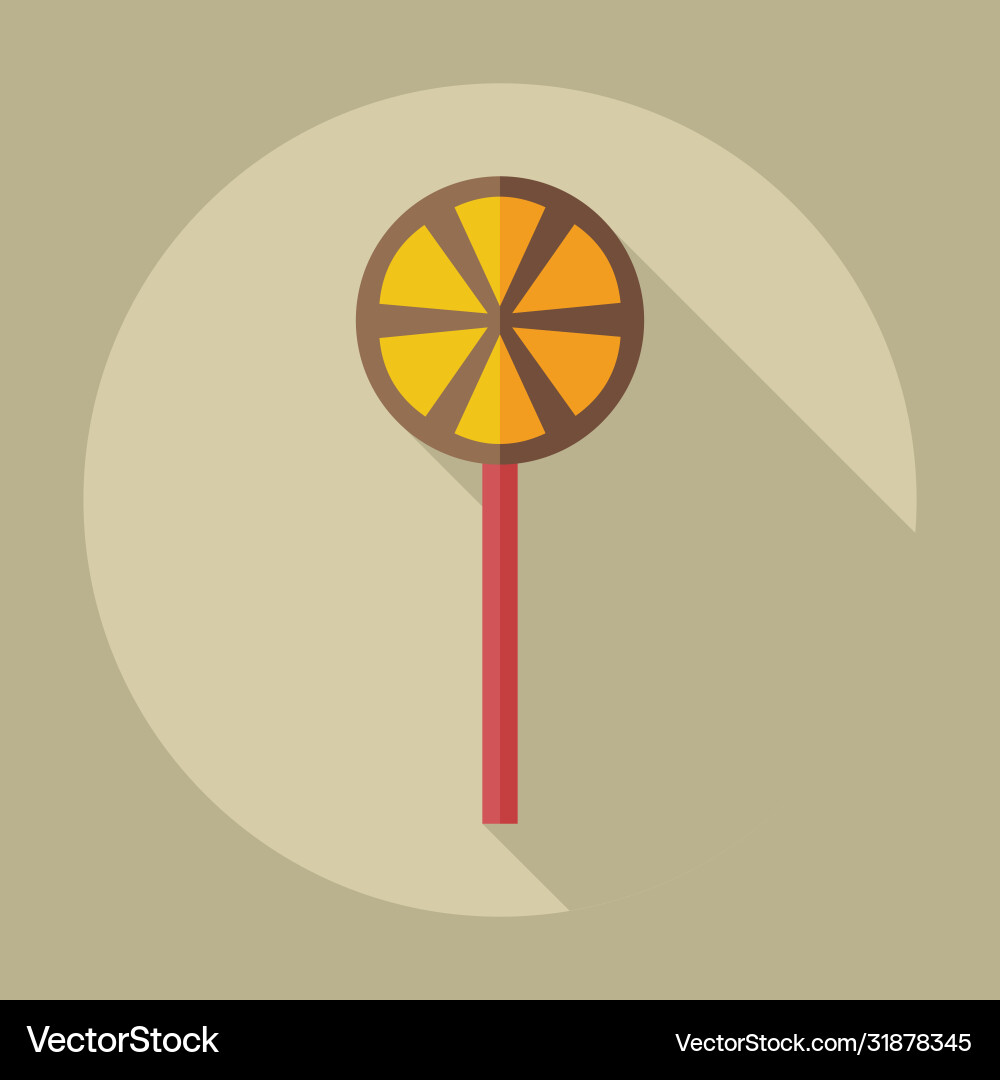 Flat modern design with shadow icons candy Vector Image