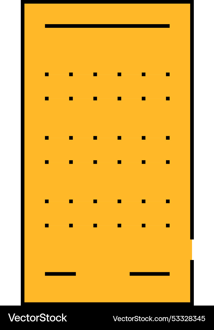 Lottery card icon color Royalty Free Vector Image