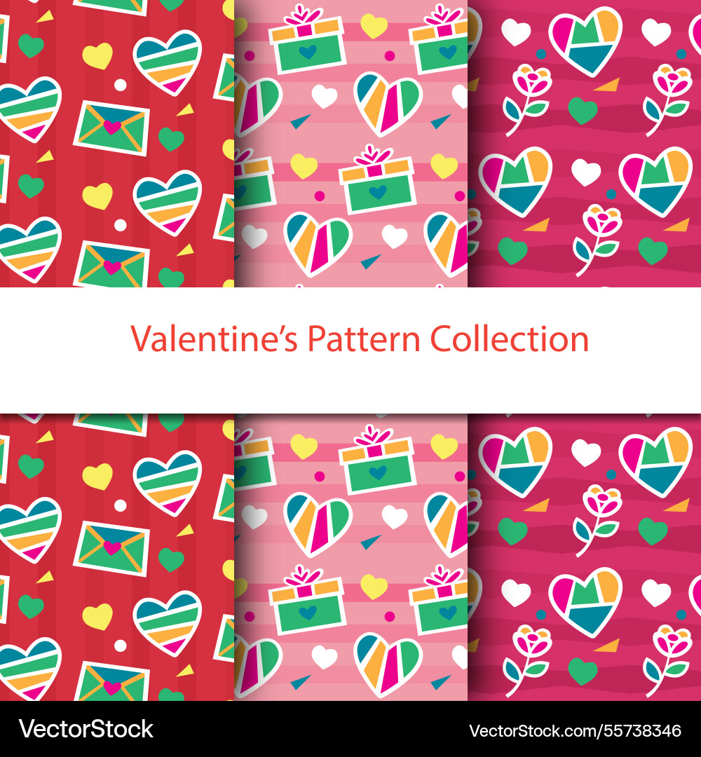 Decorative valentine background Royalty Free Vector Image