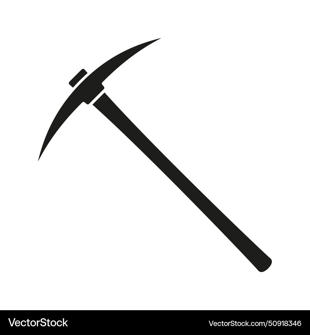 Pickaxe icon Royalty Free Vector Image - VectorStock
