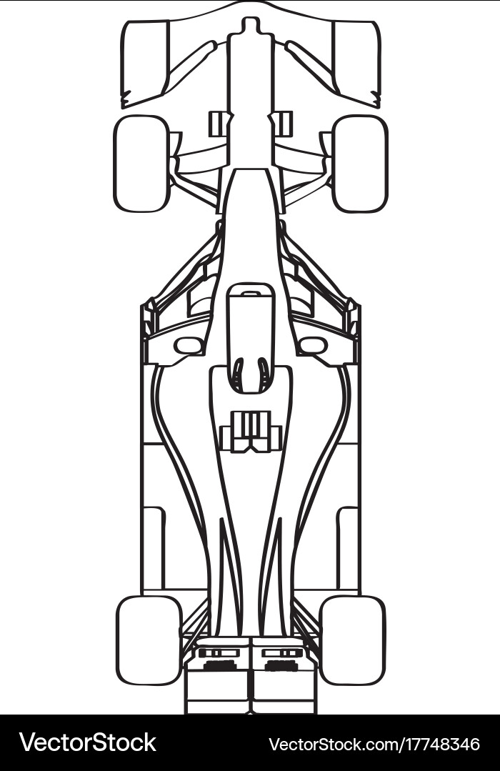 Car Outline Drawing Top View