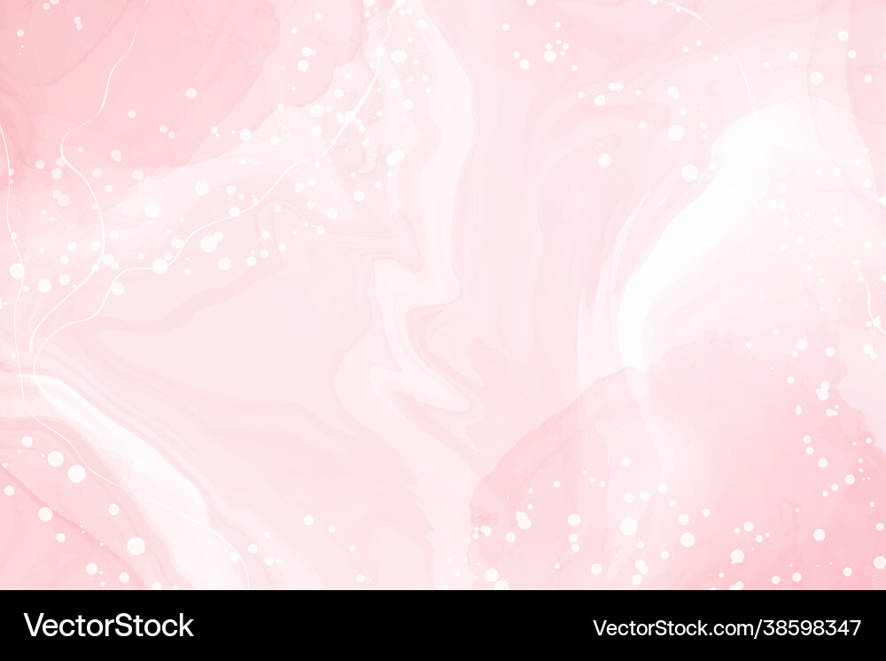 Blush Watercolor Rose Background Royalty Free Vector Image