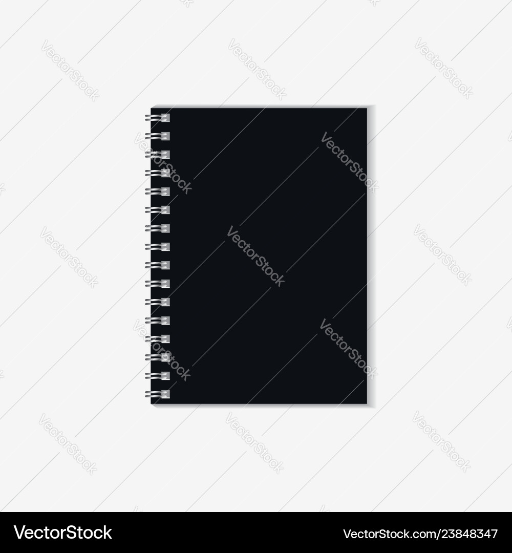 Notebook mockup Royalty Free Vector Image - VectorStock