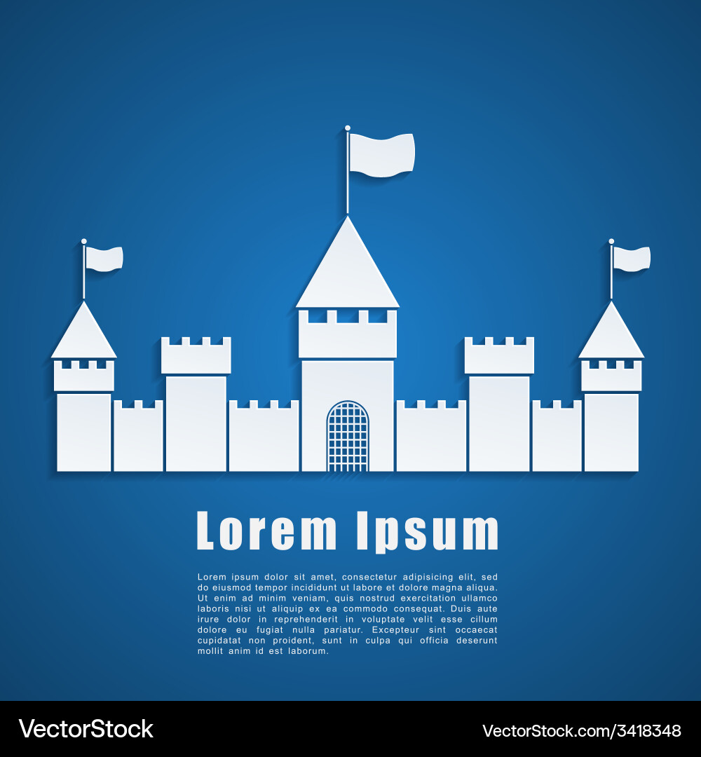 Castle Royalty Free Vector Image - VectorStock