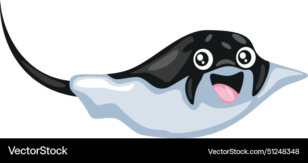 Stringray sea life Royalty Free Vector Image - VectorStock