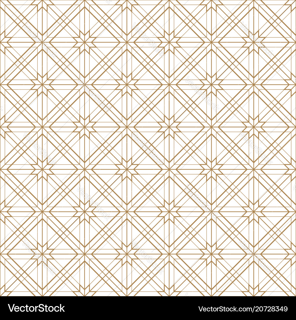 Japanese gold background and pattern the exquisit Vector Image