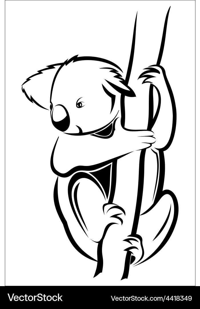 Koala bear Royalty Free Vector Image - VectorStock