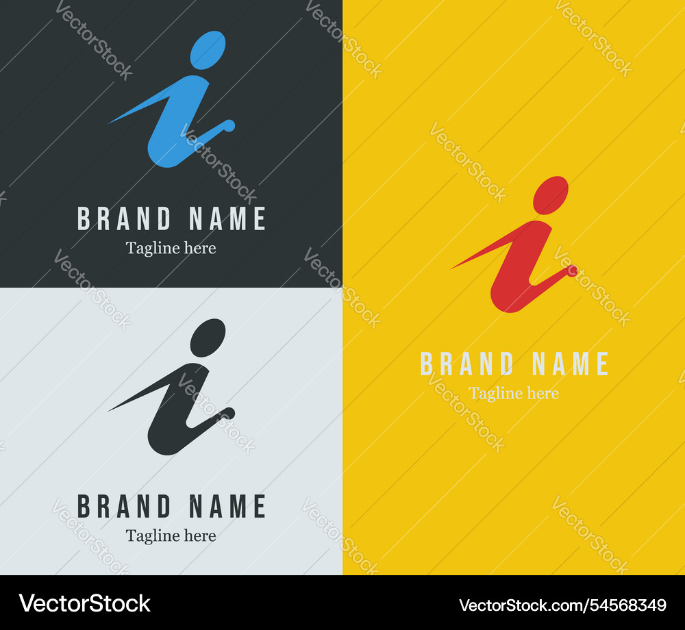Logo letter Royalty Free Vector Image - VectorStock