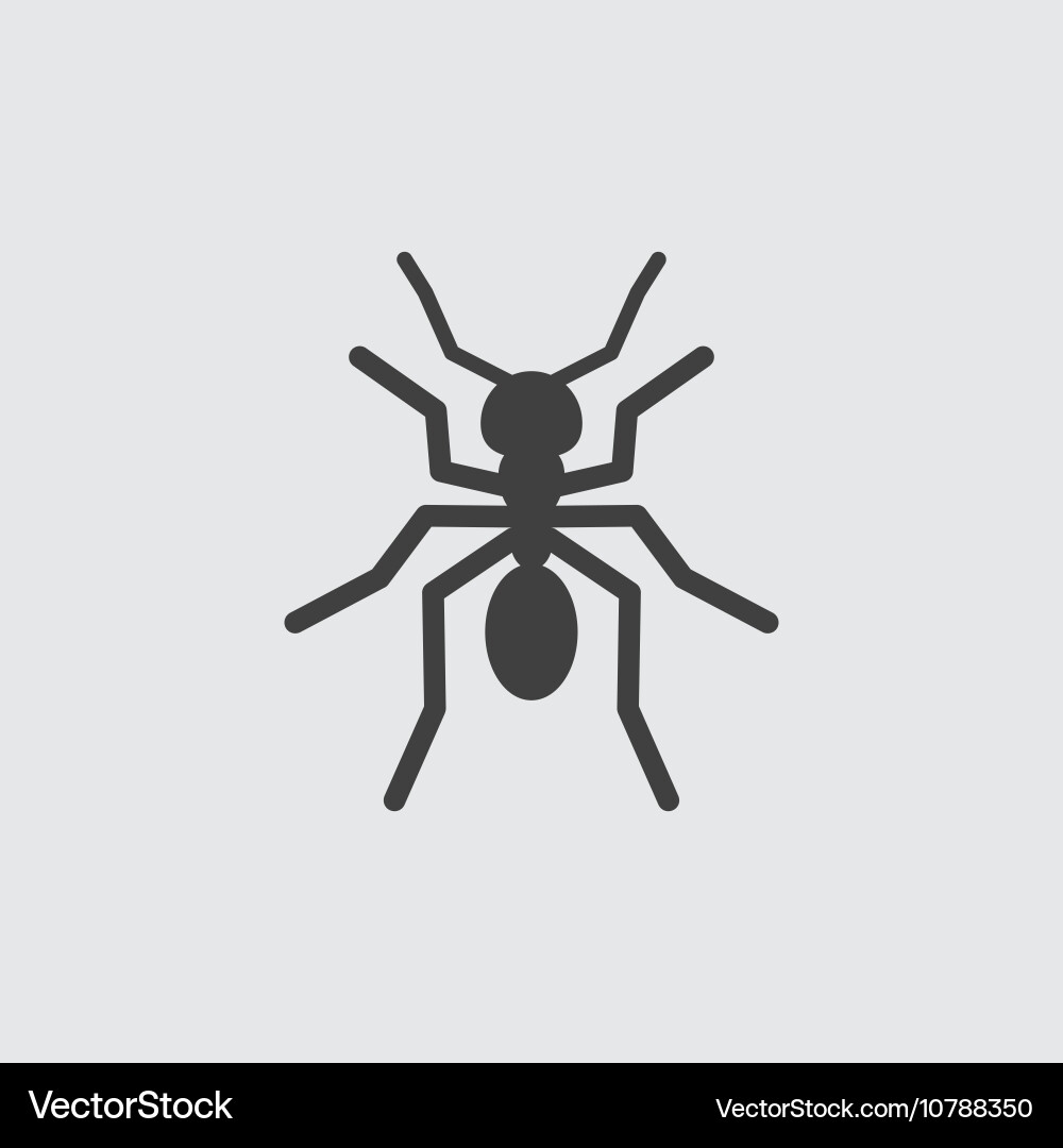Ant icon Royalty Free Vector Image - VectorStock