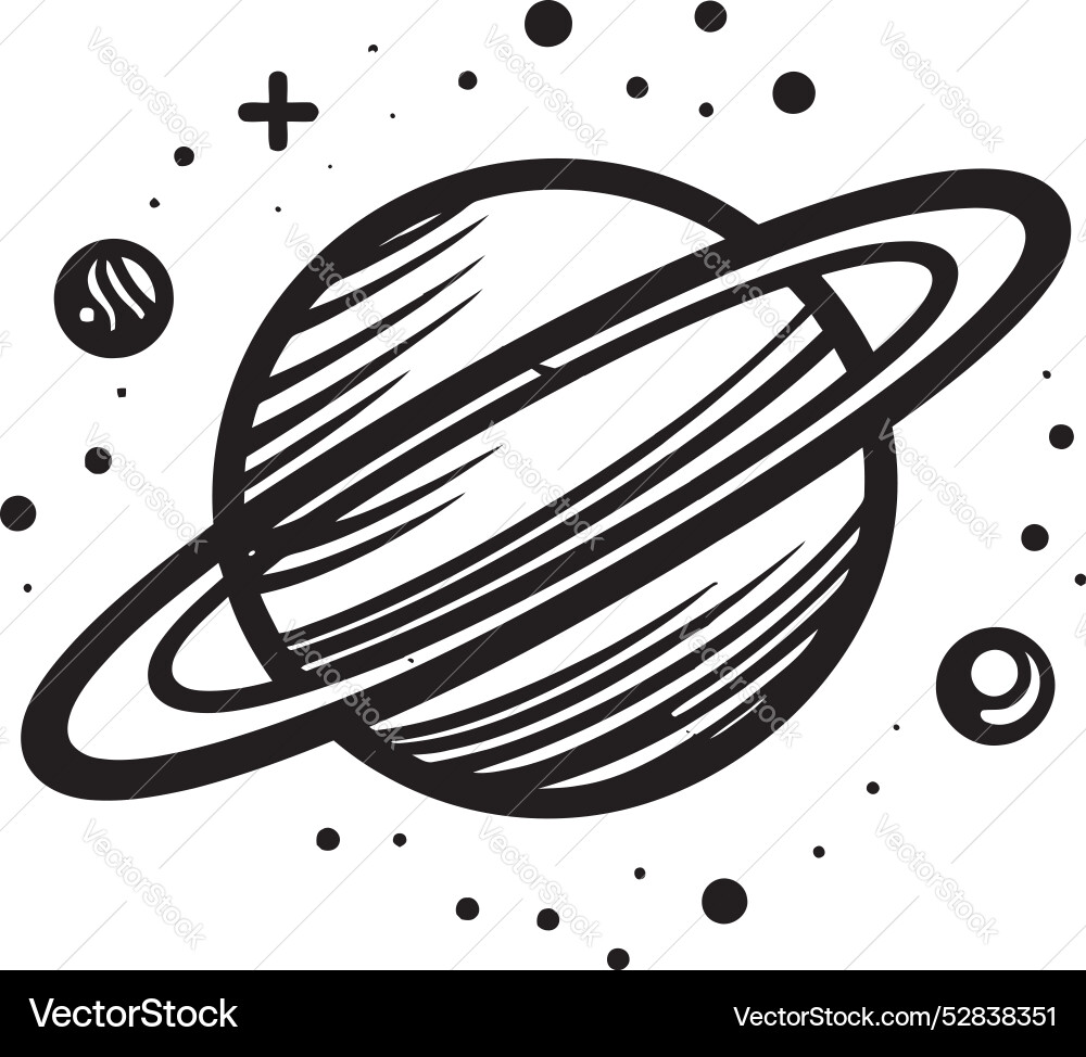 Nebula mark space logo icon astral seal Royalty Free Vector