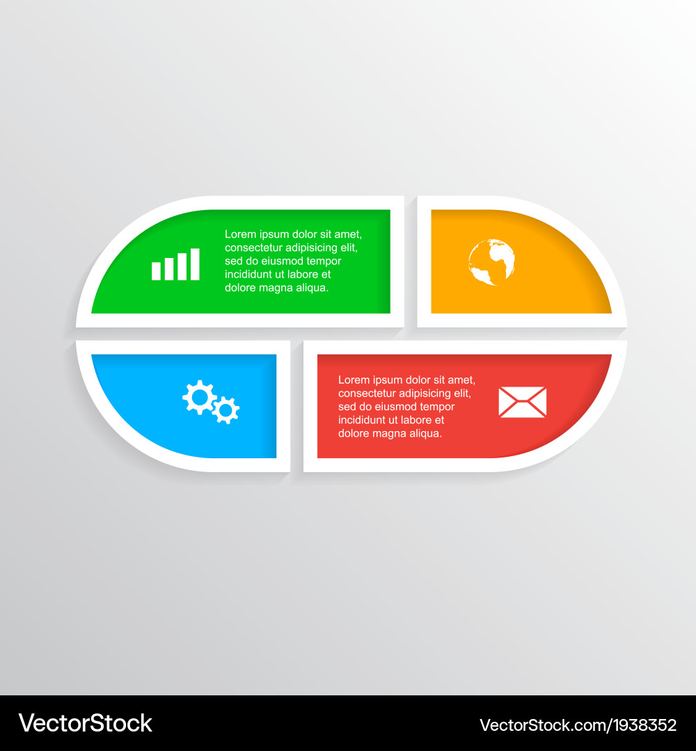 Infographic template 2 Royalty Free Vector Image
