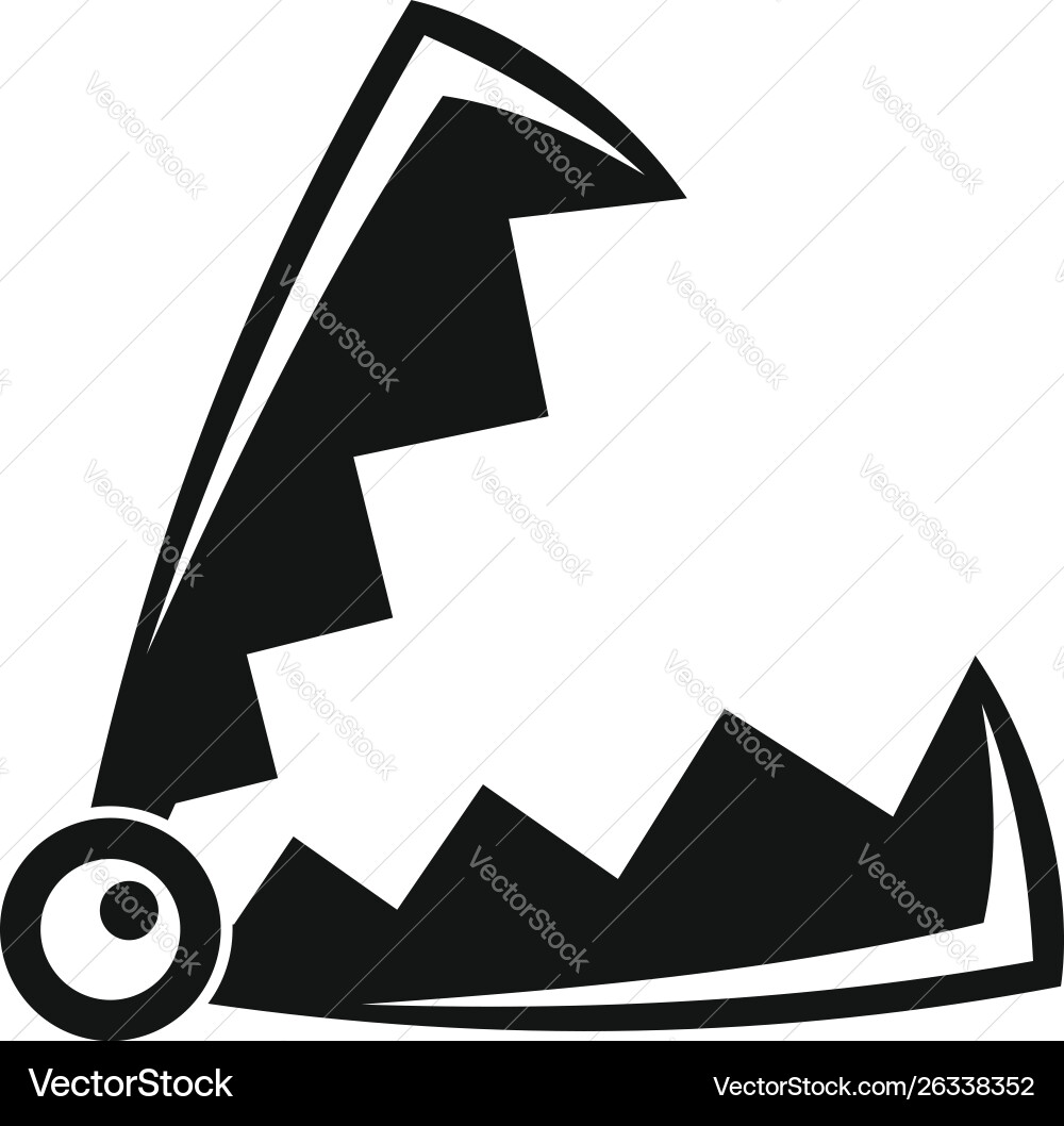 Metal Trap Icon - Animal Snare Royalty Free Vector Image