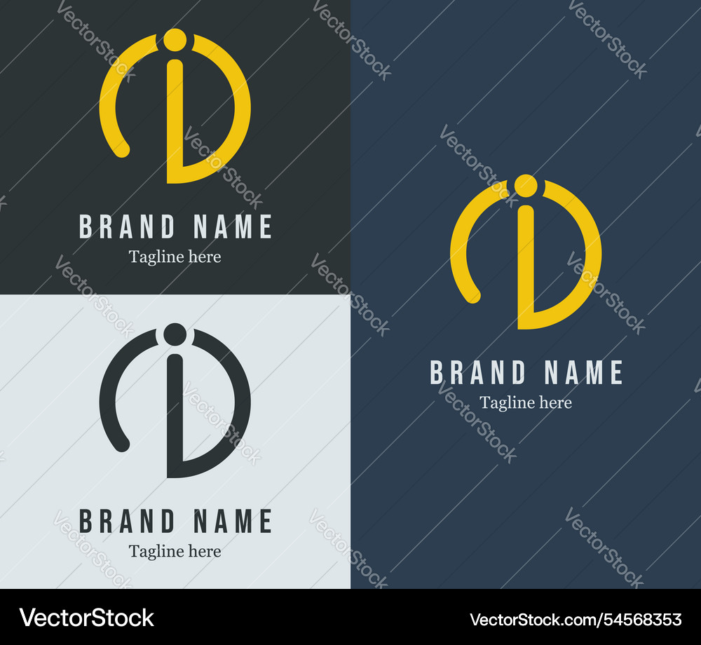 Logo letter Royalty Free Vector Image - VectorStock
