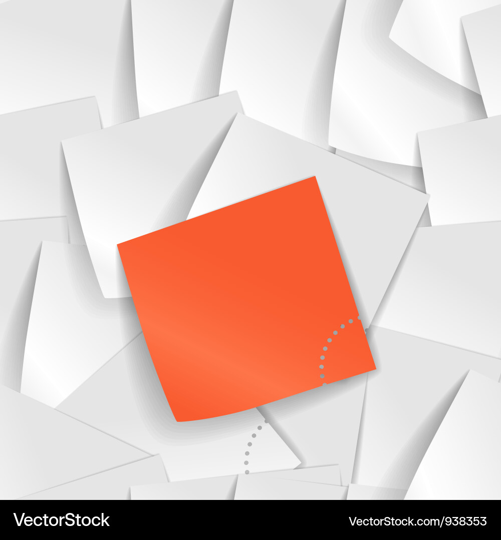 Note wall Royalty Free Vector Image - VectorStock