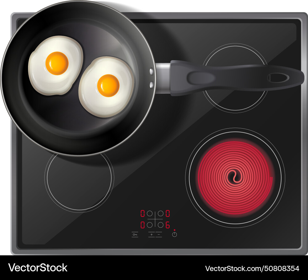 Cookware realistic composition Royalty Free Vector Image