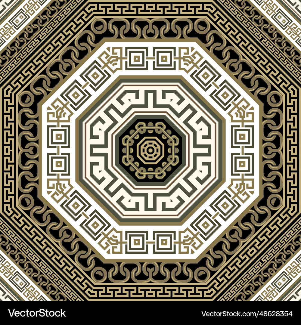 Octagon Gold Vector Images (over 480)