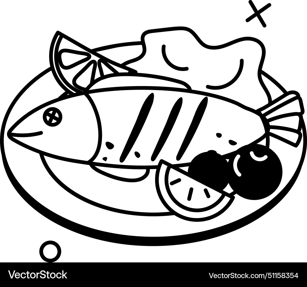 Seafood Royalty Free Vector Image - VectorStock