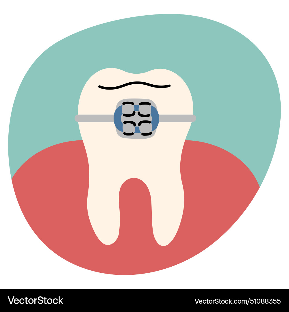 Teeth single 18 Royalty Free Vector Image - VectorStock