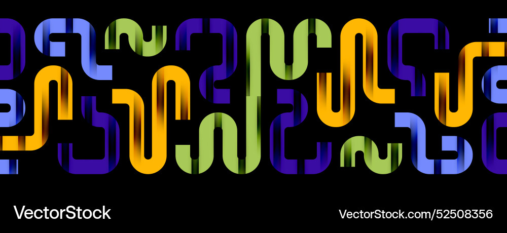 Lines abstract letter style design background Vector Image