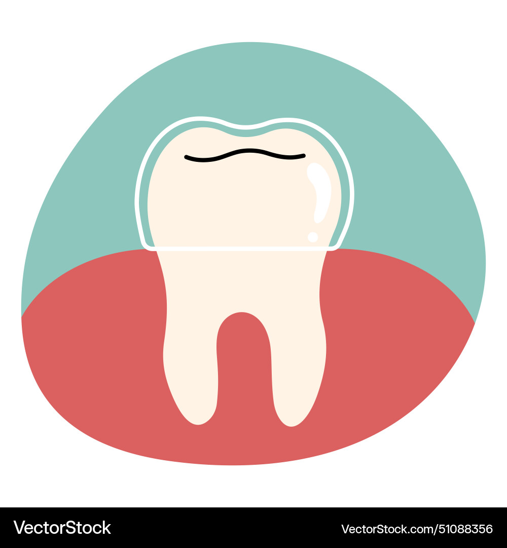 Teeth single 19 Royalty Free Vector Image - VectorStock
