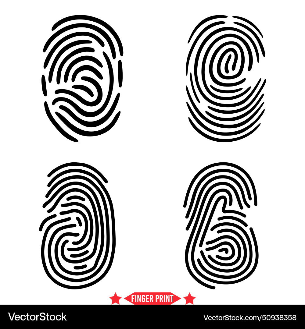 Unlocking creativity fingerprints for innovative Vector Image
