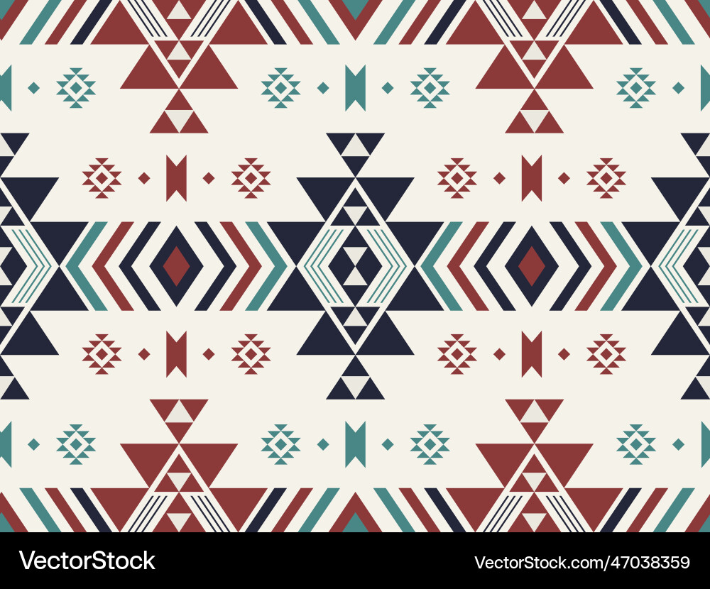 Southwestern Navajo Geometric Pattern Royalty Free Vector