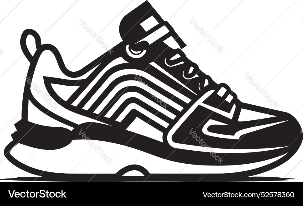 Hyperglide black logo design speedforce Royalty Free Vector