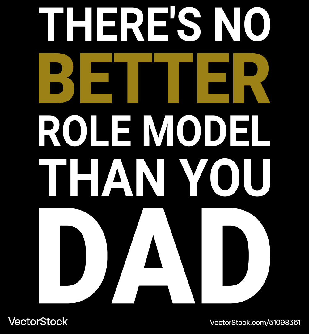 Fathers Day Typography T Shirt Design 27 Vector Image