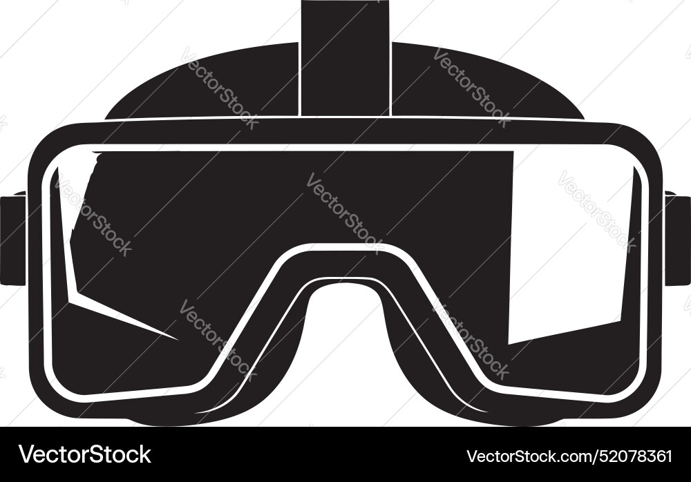 Futuristic focus virtual reality icon immersive Vector Image