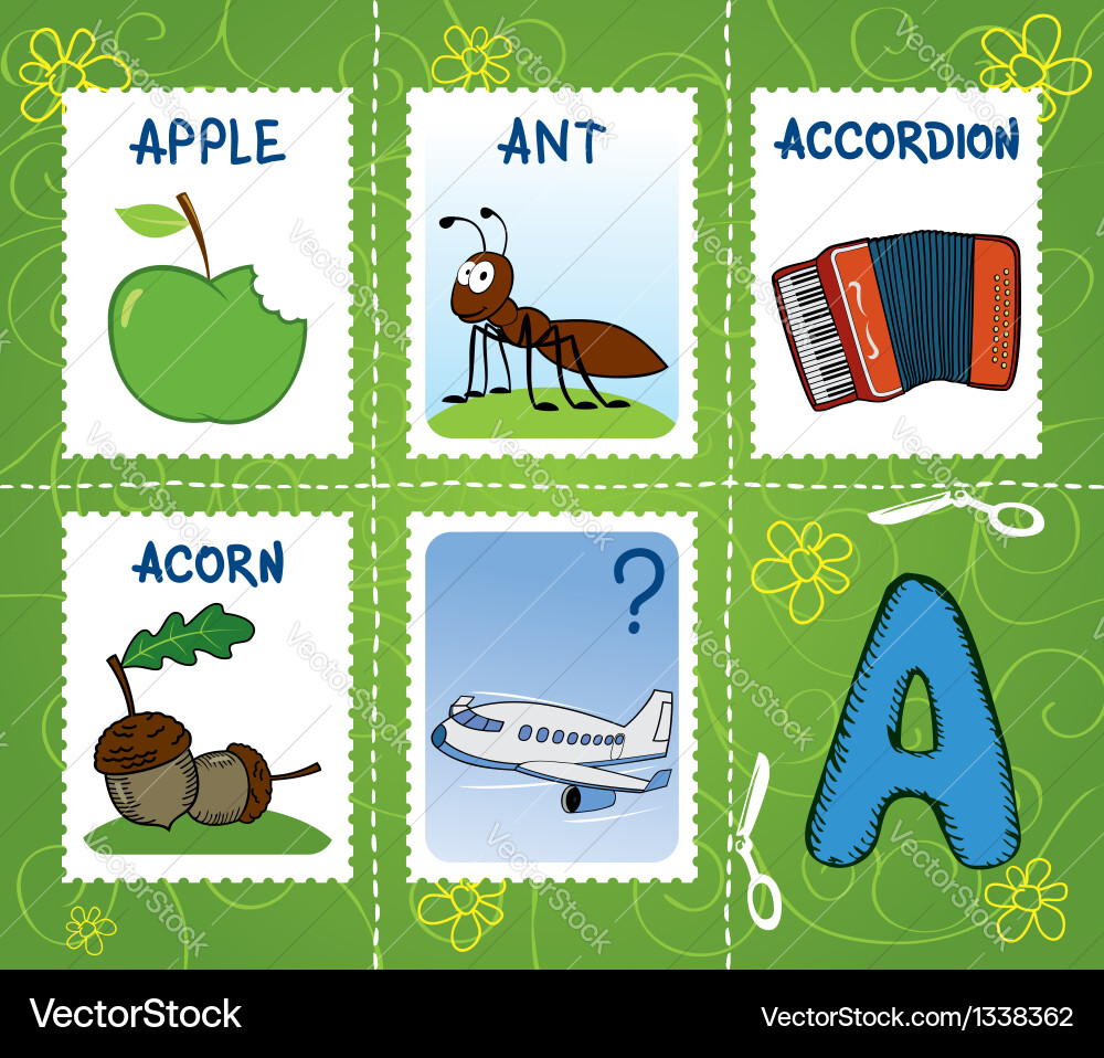 Alphabet marks - letter Royalty Free Vector Image