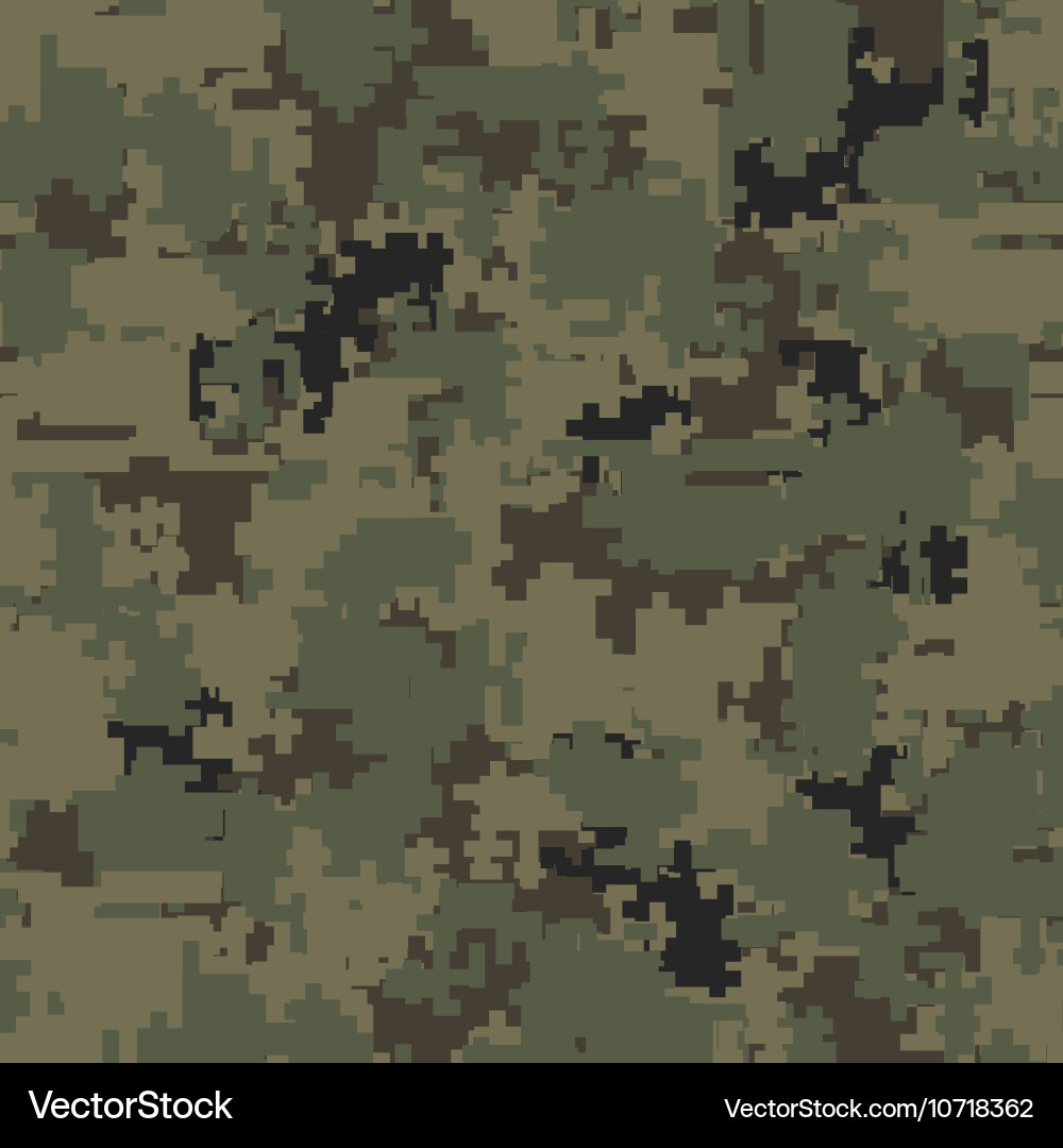 Pixel Camo Pattern Royalty Free Vector Image - VectorStock