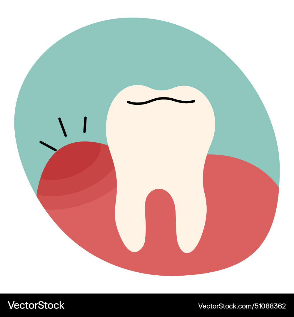 Teeth single 25 Royalty Free Vector Image - VectorStock