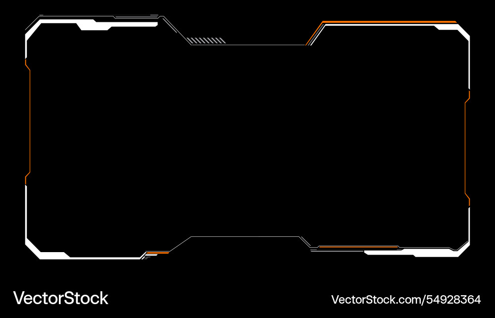 Digital design frame panel 2024 01 21 015 Vector Image