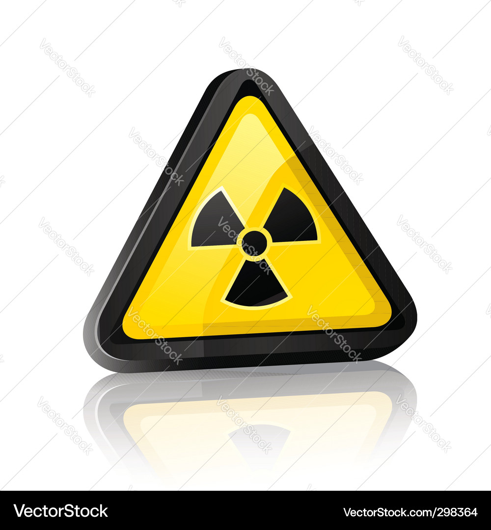 Hazard warning sign Royalty Free Vector Image - VectorStock