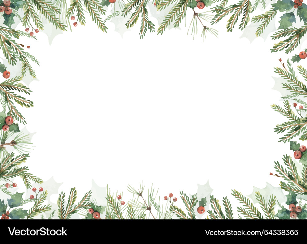 Rectangle Christmas Border Vector Images (over 3,600)