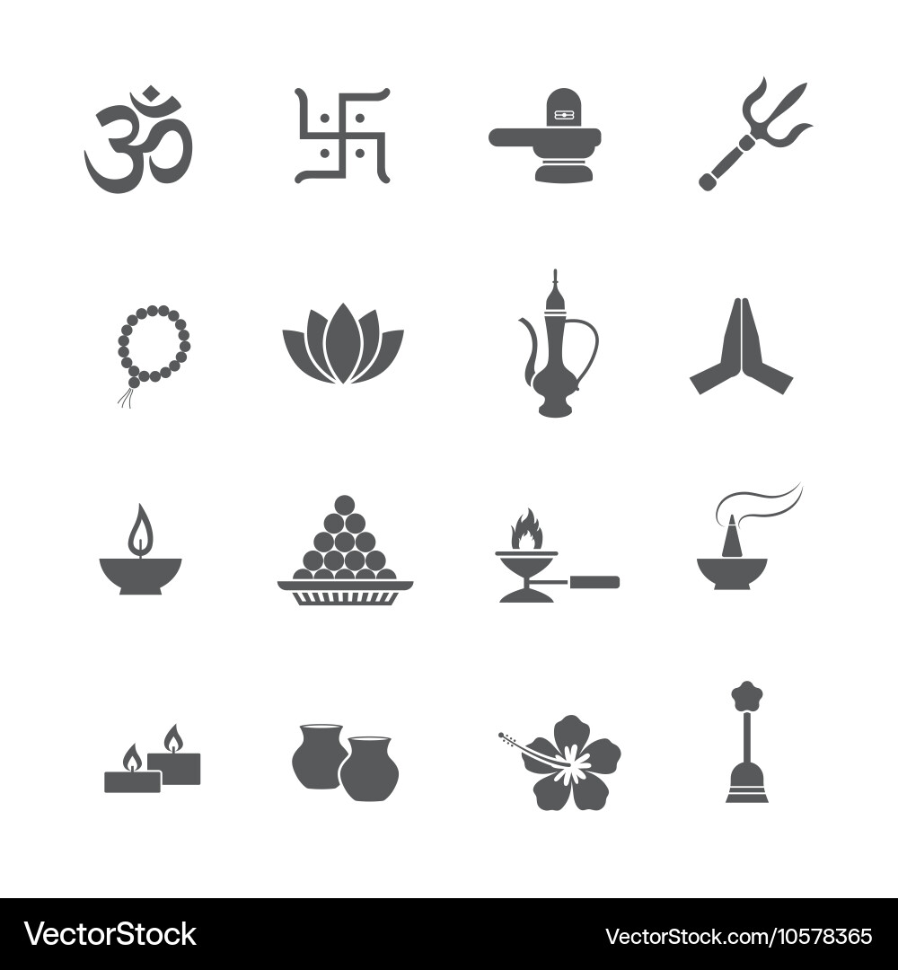 If Hinduism Symbol Royalty Free Vector Image Vectorstock