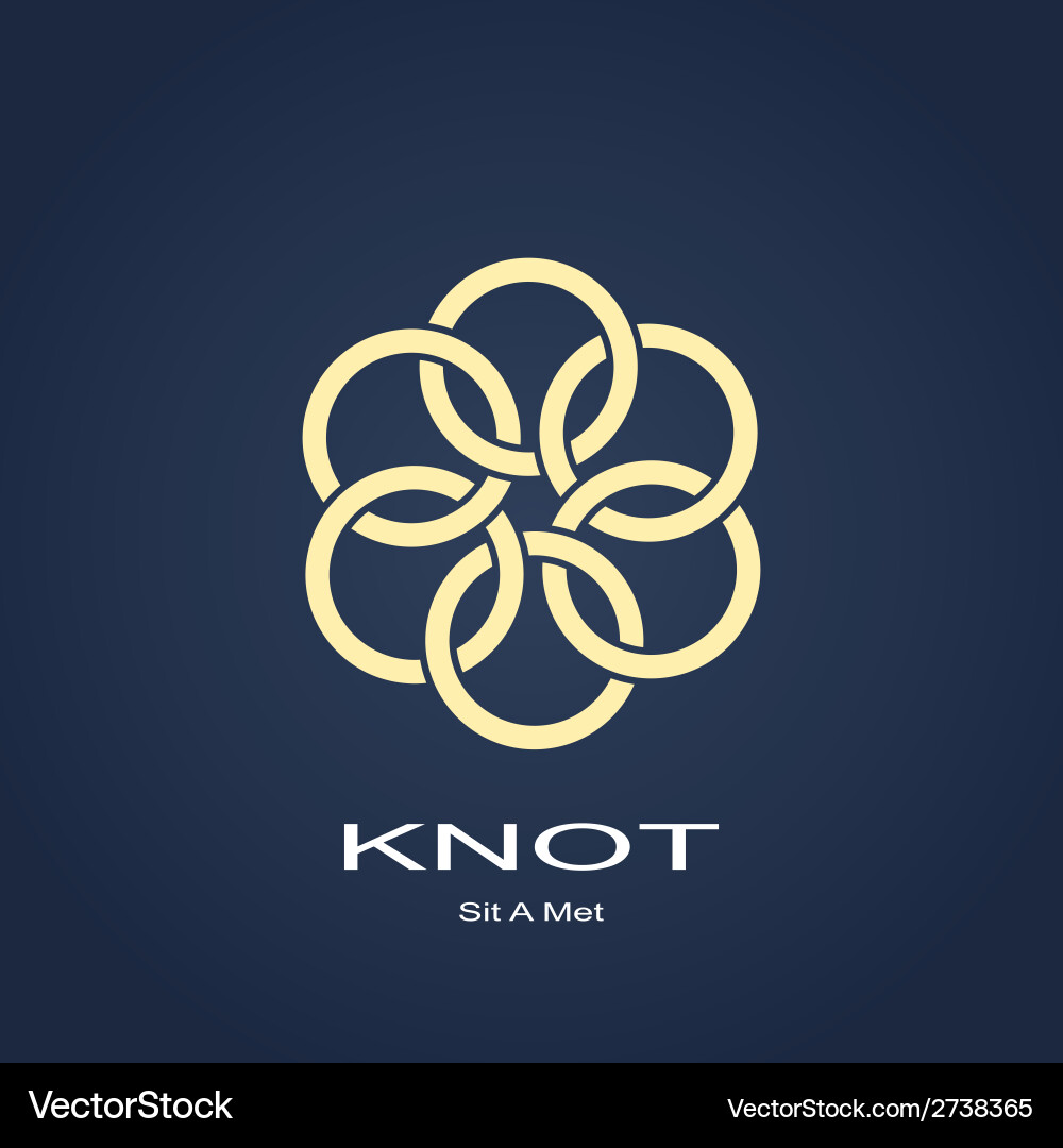 Knot symbol Royalty Free Vector Image - VectorStock