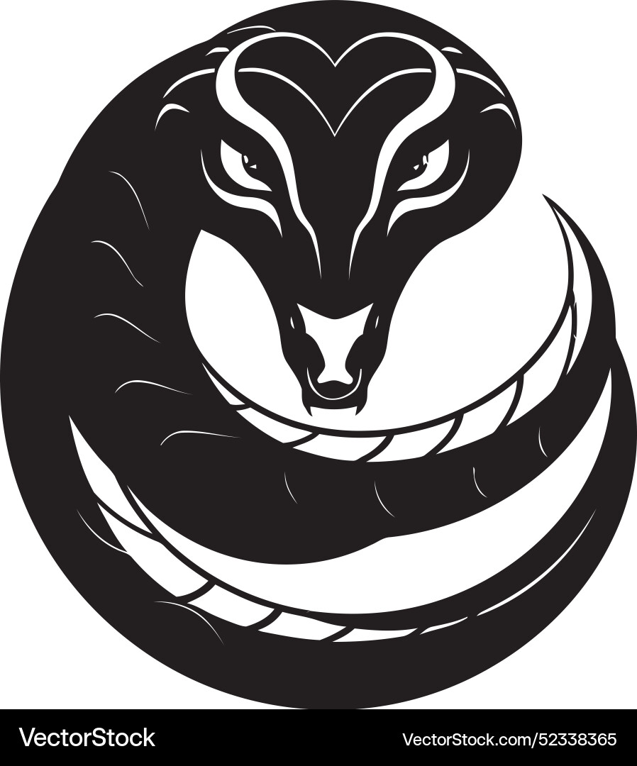 Stealthy python black designobsidian viper snake i
