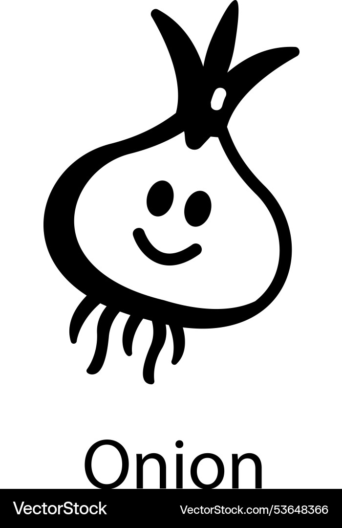 Onion Royalty Free Vector Image - VectorStock