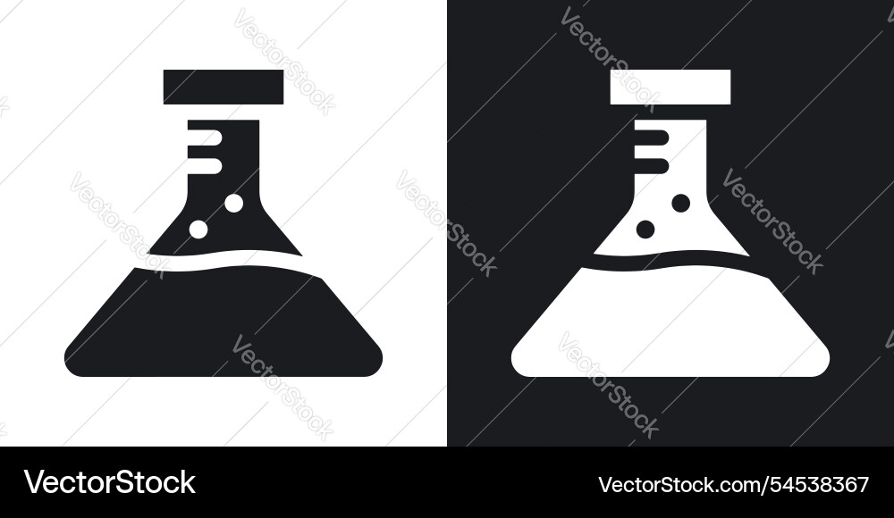 Beaker icon Royalty Free Vector Image - VectorStock