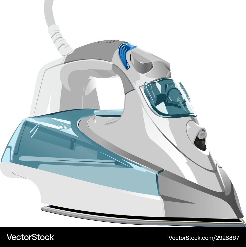 Electric iron Royalty Free Vector Image - VectorStock