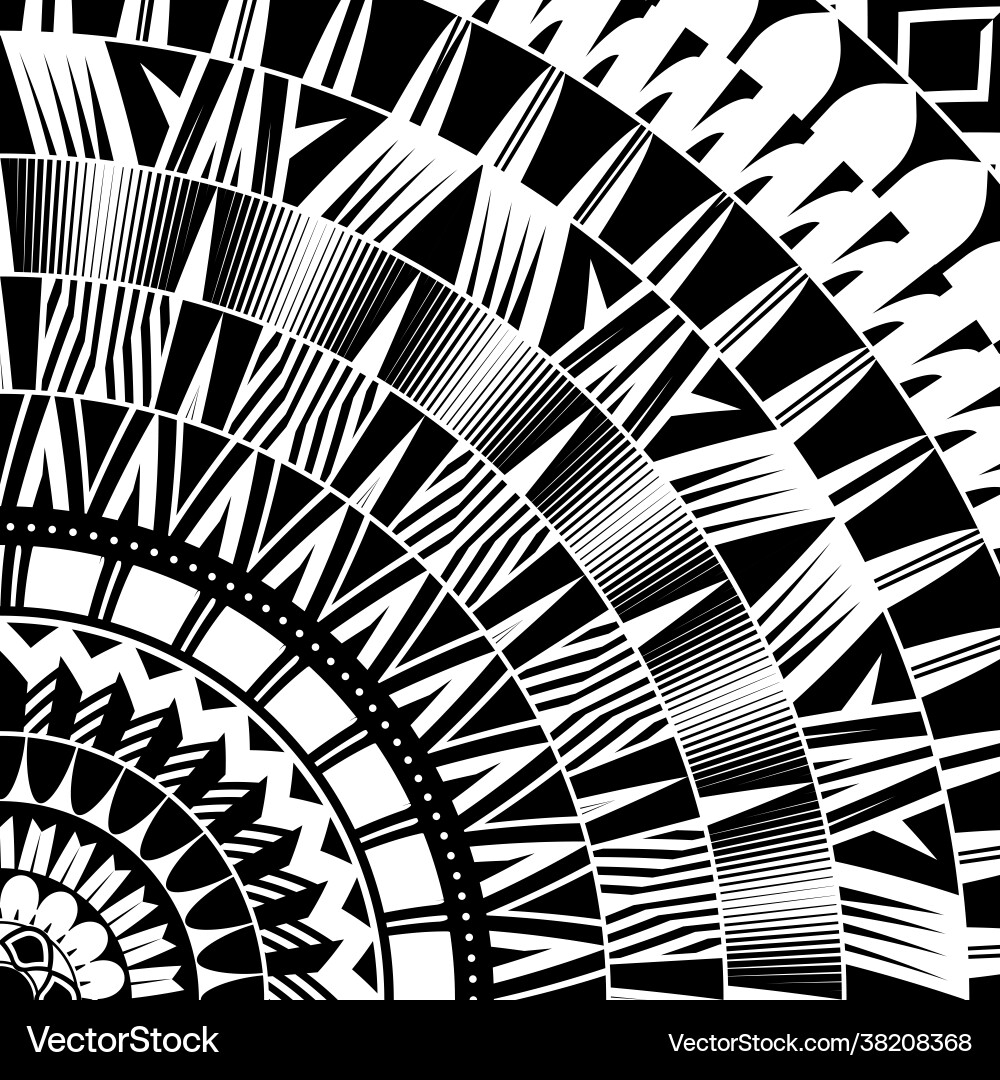 Abstract polynesian style background Royalty Free Vector